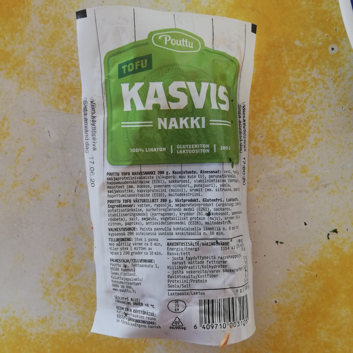 Tofu Kasvisnakki from Pouttu - Vegan Product Reviews & Ratings | abillion