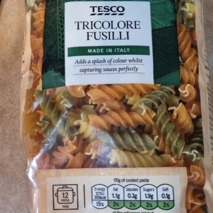 Tesco Tricolore Fusilli Review | abillion