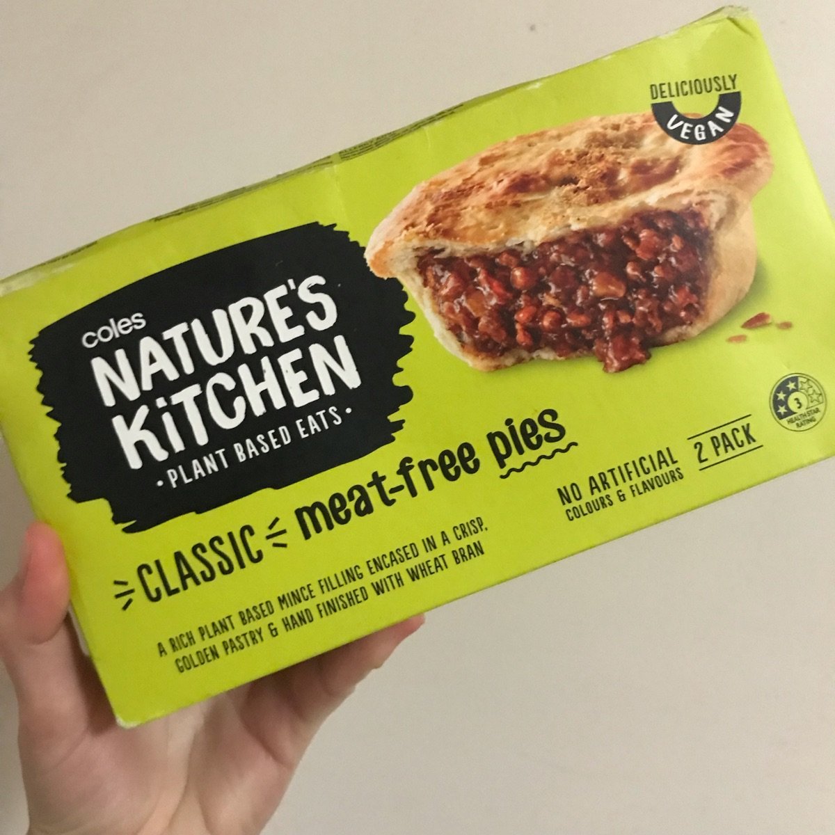 classic meat-free pies at Coles Nature's Kitchen - Review by @veggi ...
