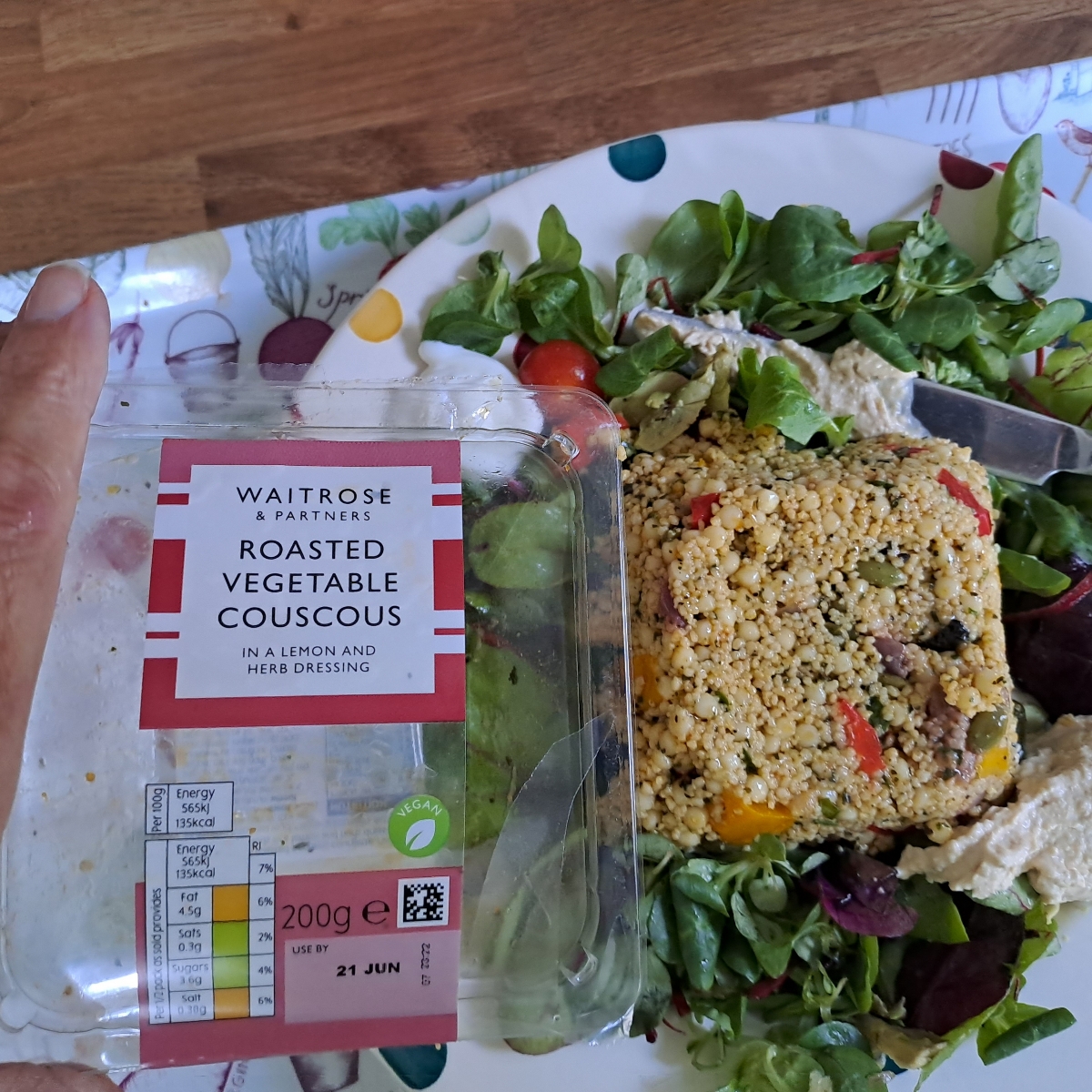 Free From roasted vegetable couscous from Waitrose - Vegan Product ...
