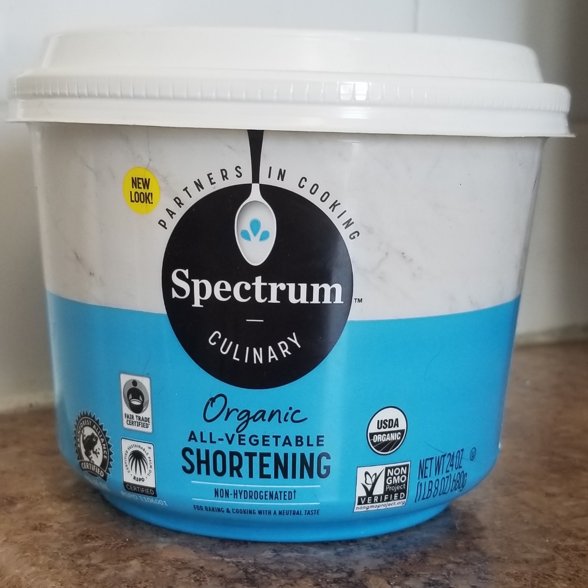 Organic All Vegetable Shortening from Spectrum Culinary - Vegan Product ...