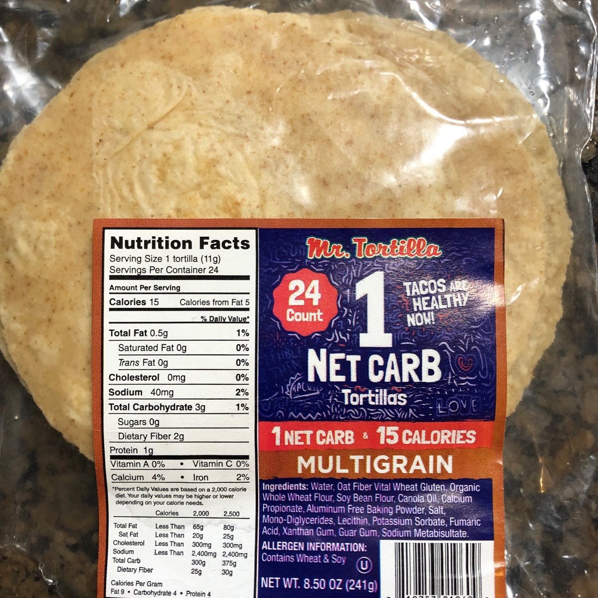 Multigrain tortillas from Mr. tortilla - Vegan Product Reviews ...