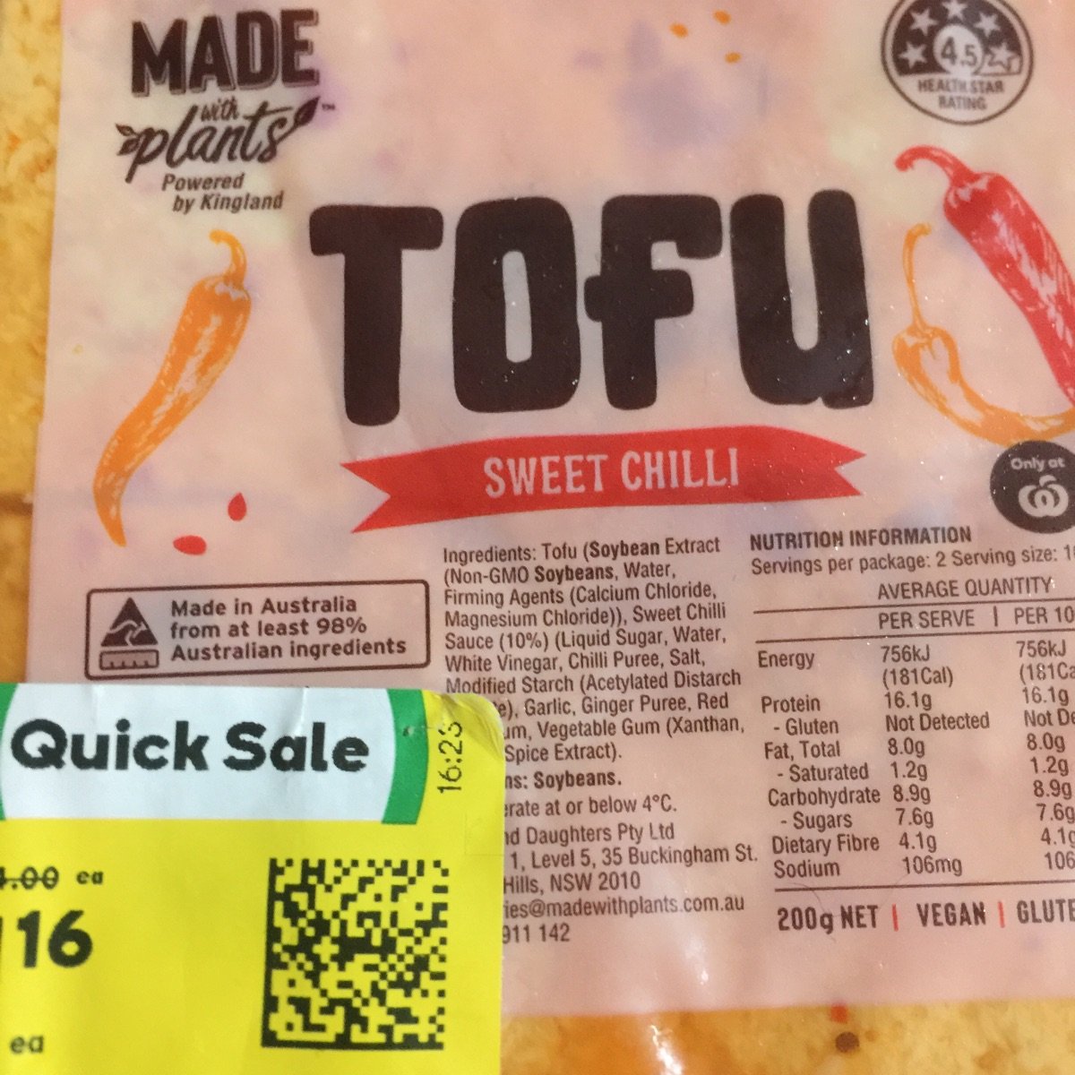 Tofu - Sweet Chilli from Made With Plants - Vegan Product Reviews ...