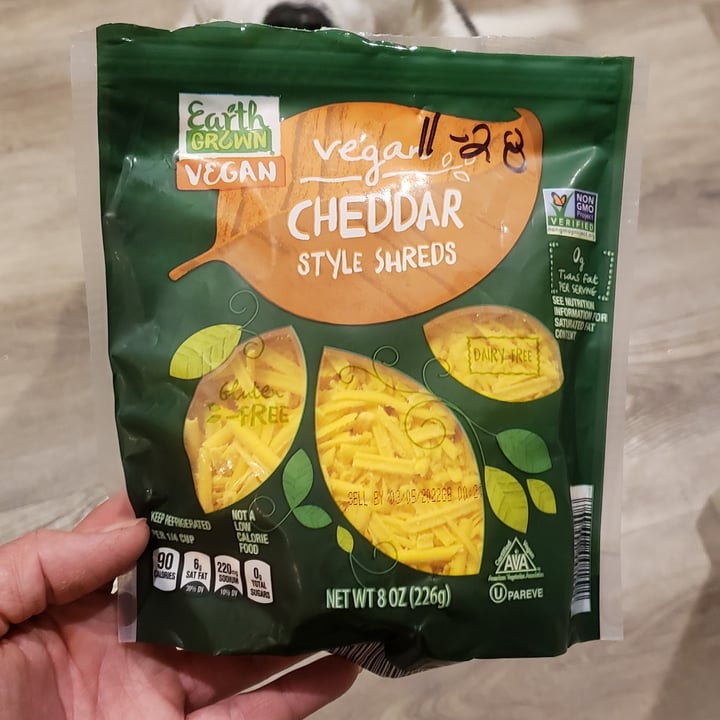 Earth Grown Cheddar Style Shreds Cheese Review | abillion