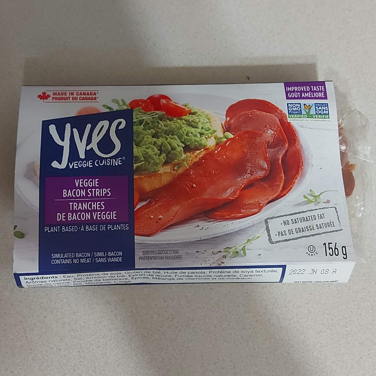 Veggie Bacon Strips from Yves Veggie Cuisine - Vegan Product Reviews ...