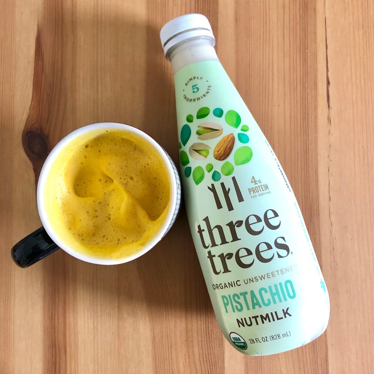 Pistachio Nutmilk (Organic Unsweetened) from Three trees - Vegan ...