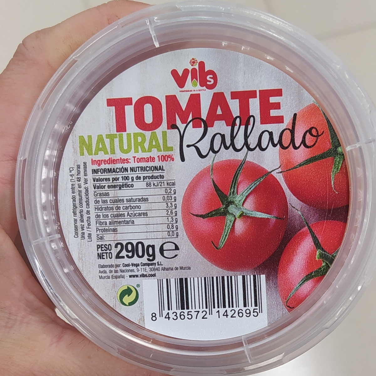 Tomate rallado from Vibs - Vegan Product Reviews & Ratings | abillion