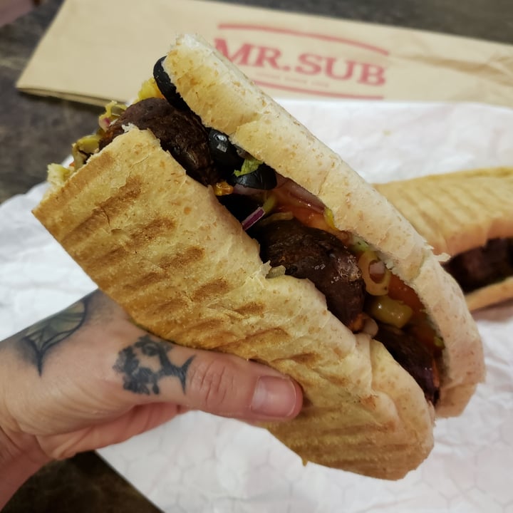 Mr.Sub Stayner, Canada Tex Mex Black Bean Sub Review | abillion