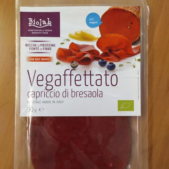 Biolab Affettato vegano bresaola Review | abillion