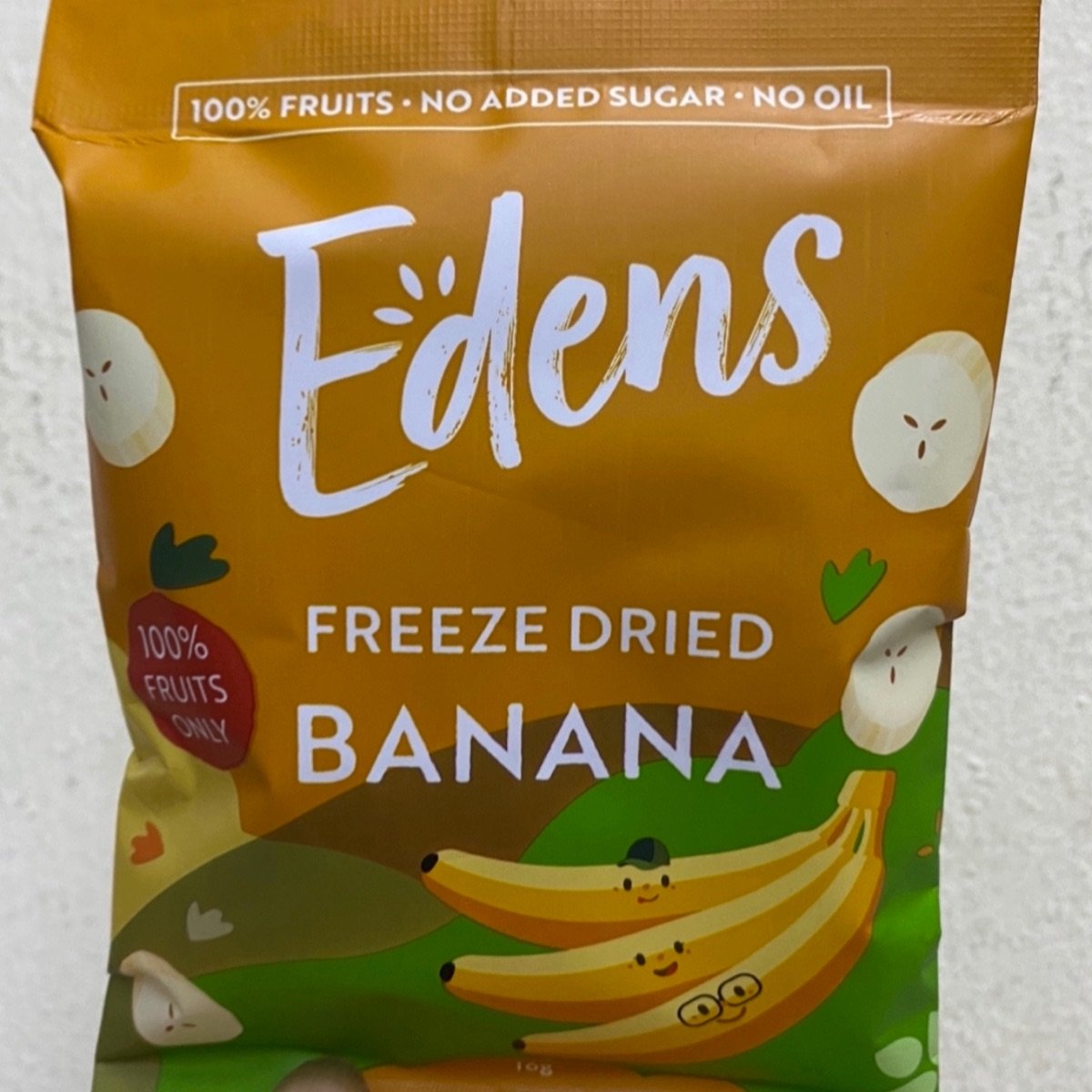 Freeze Dried Banana from Edens - Vegan Product Reviews & Ratings | abillion