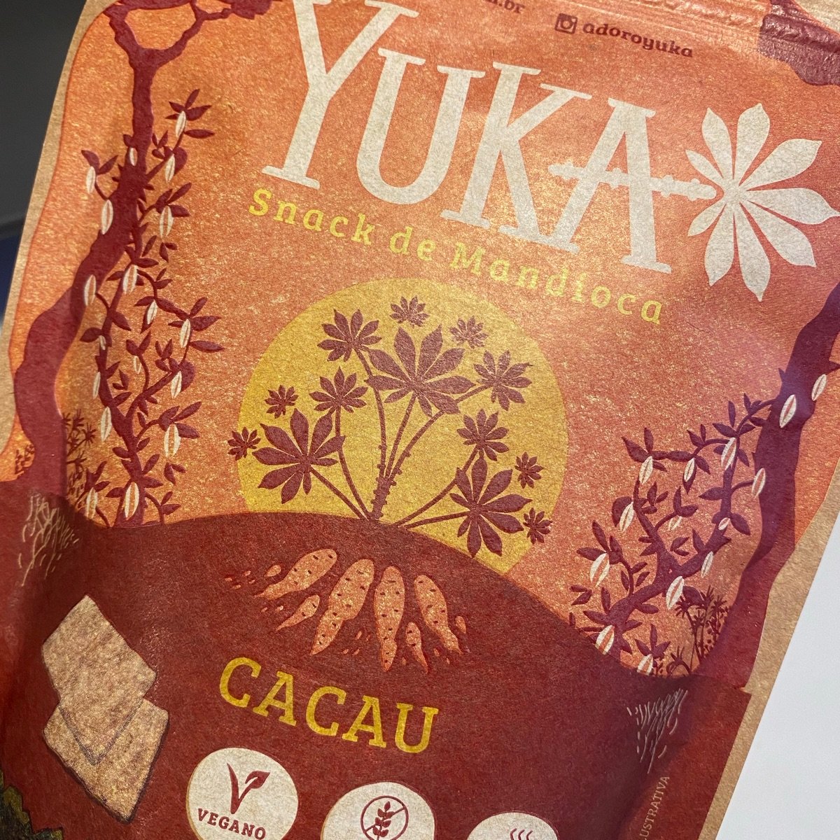 Yuka Snack De Mandioca Sabor Cacau from Bioporã - Vegan Product Reviews ...
