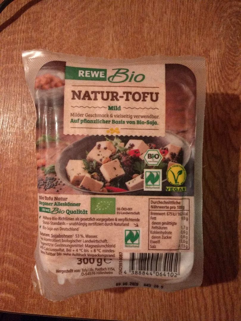 Natur-Tofu from Rewe Bio - Vegan Product Reviews & Ratings | abillion