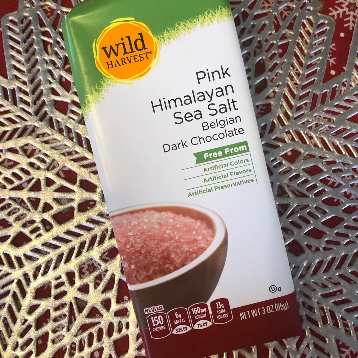 Pink Himalayan Sea Salt Belgian Dark Chocolate from Wild Harvest ...