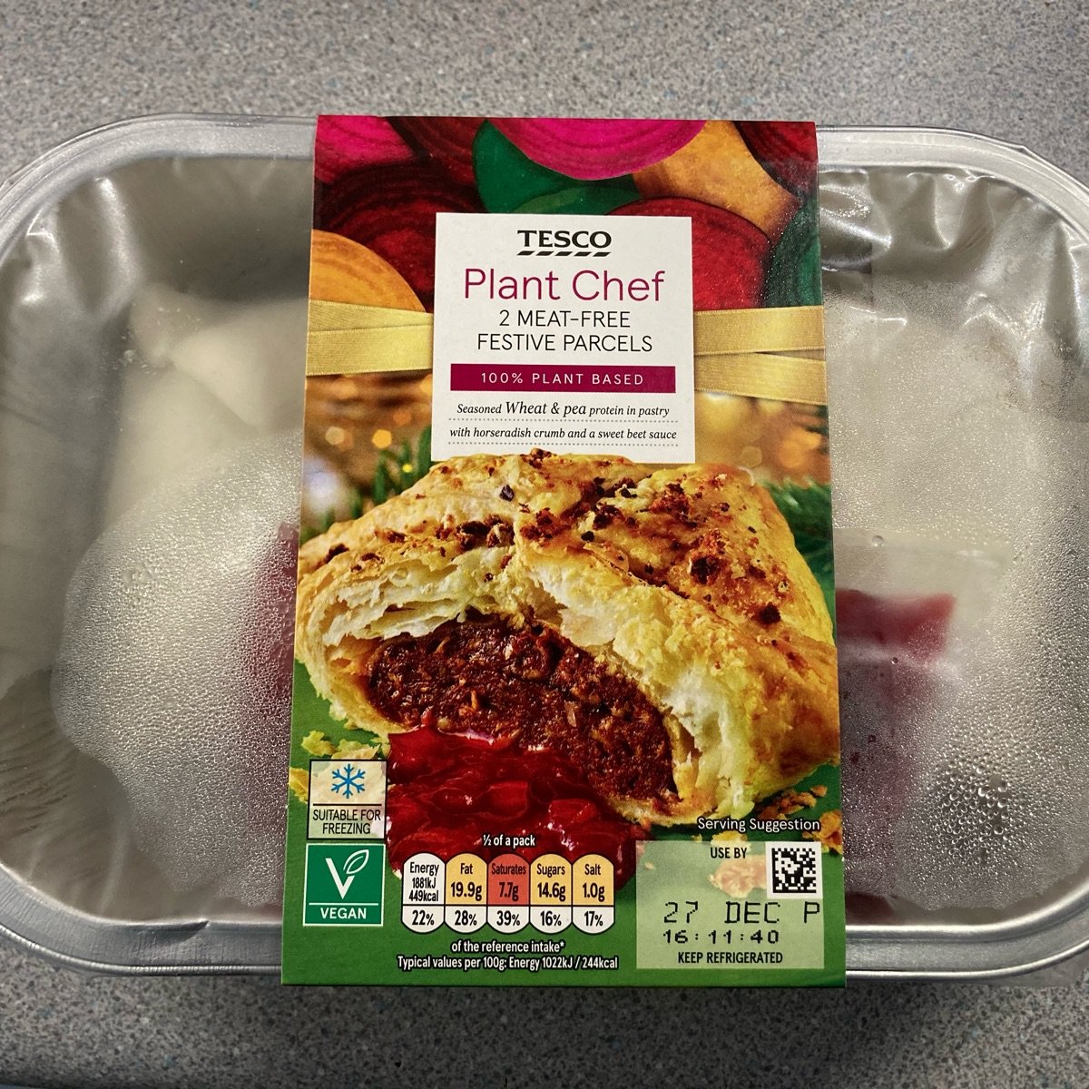 2 Meatfree festive parcels from Tesco Plant Chef - Vegan Product ...