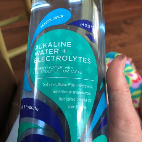 Trader Joe's Alkaline water + electrolytes Reviews | abillion