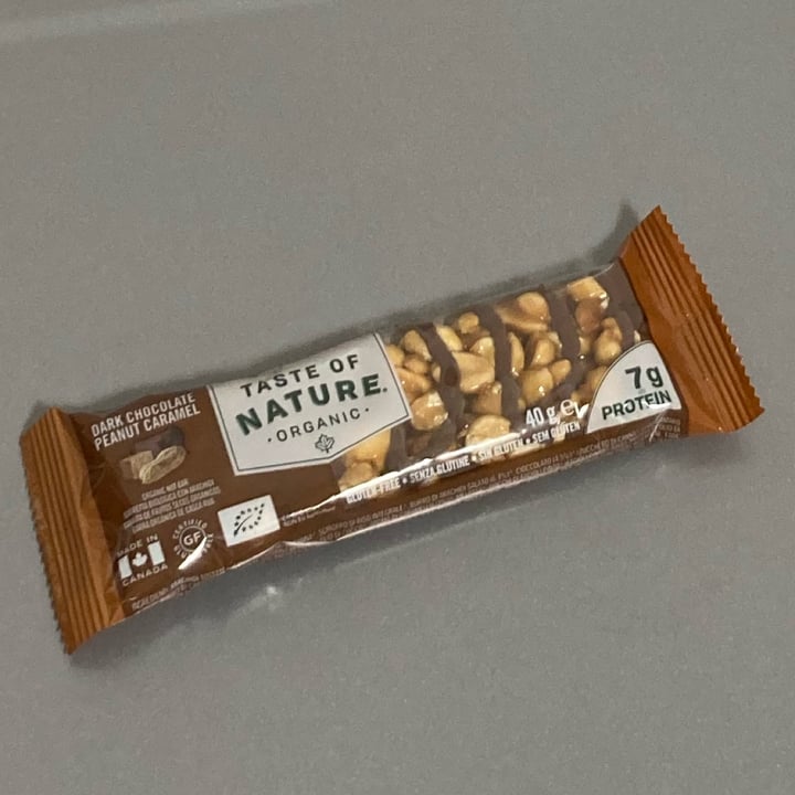 Taste of Nature Dark chocolate peanut caramel Review | abillion