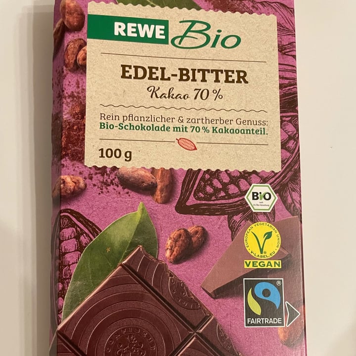 Rewe Bio Edel-bitter Kakao 70% Review | abillion
