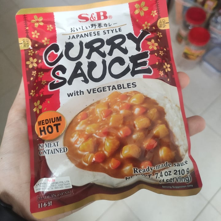 S&B Curry Sauce with Vegetables - Medium Hot Review | abillion