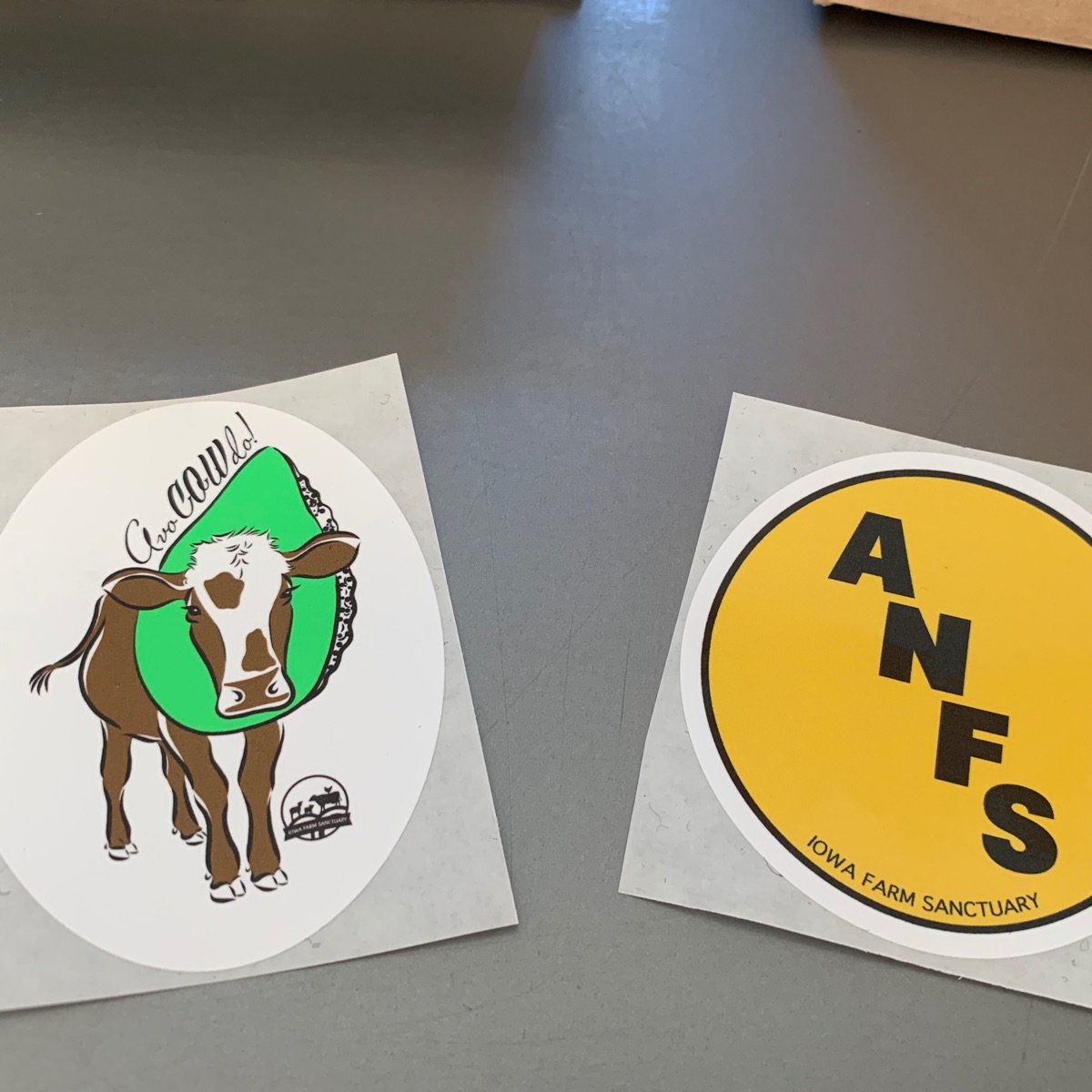 Stickers! from Iowa Farm Sanctuary - Vegan Product Reviews & Ratings ...