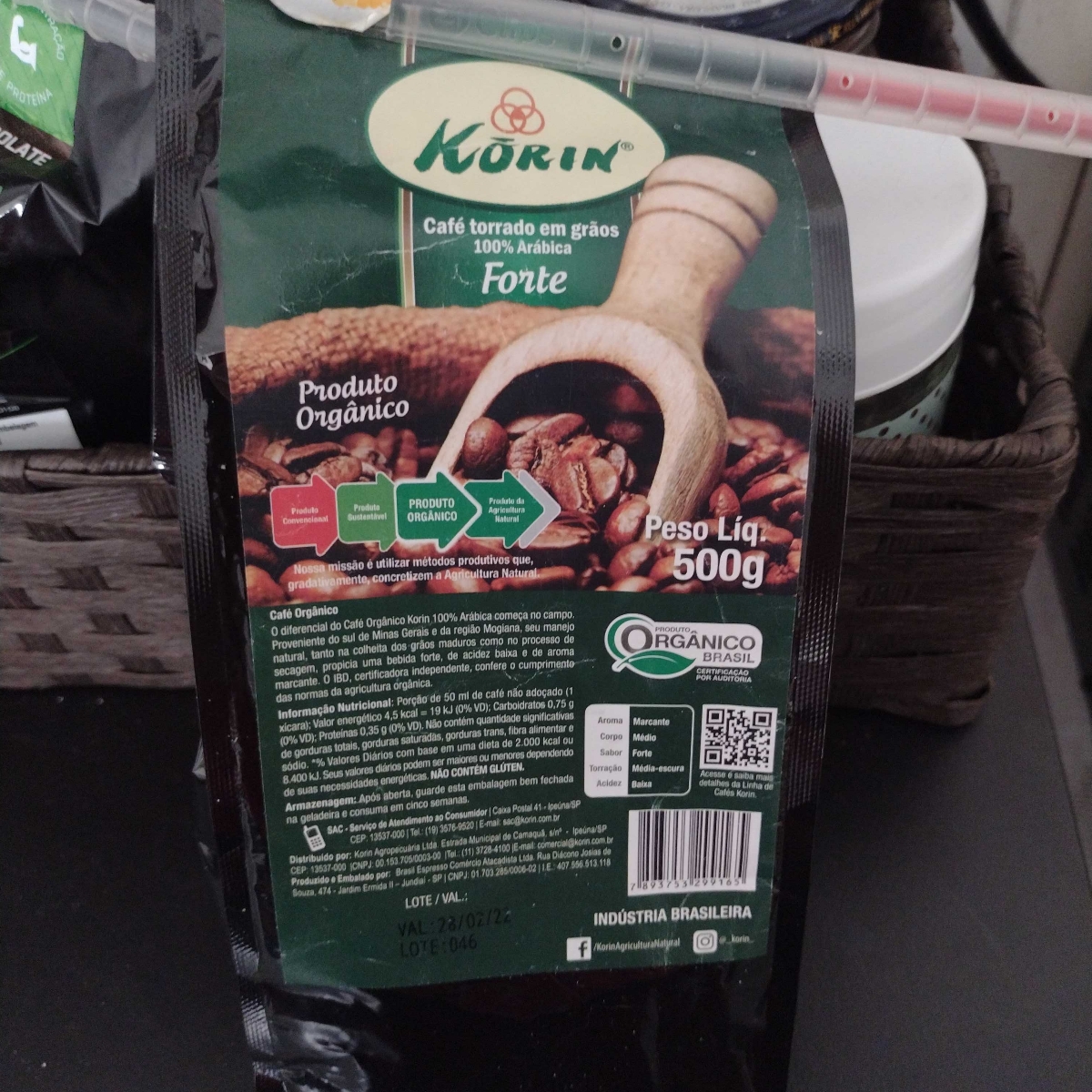 Café Orgânico Em Grãos from Korin - Vegan Product Reviews & Ratings ...