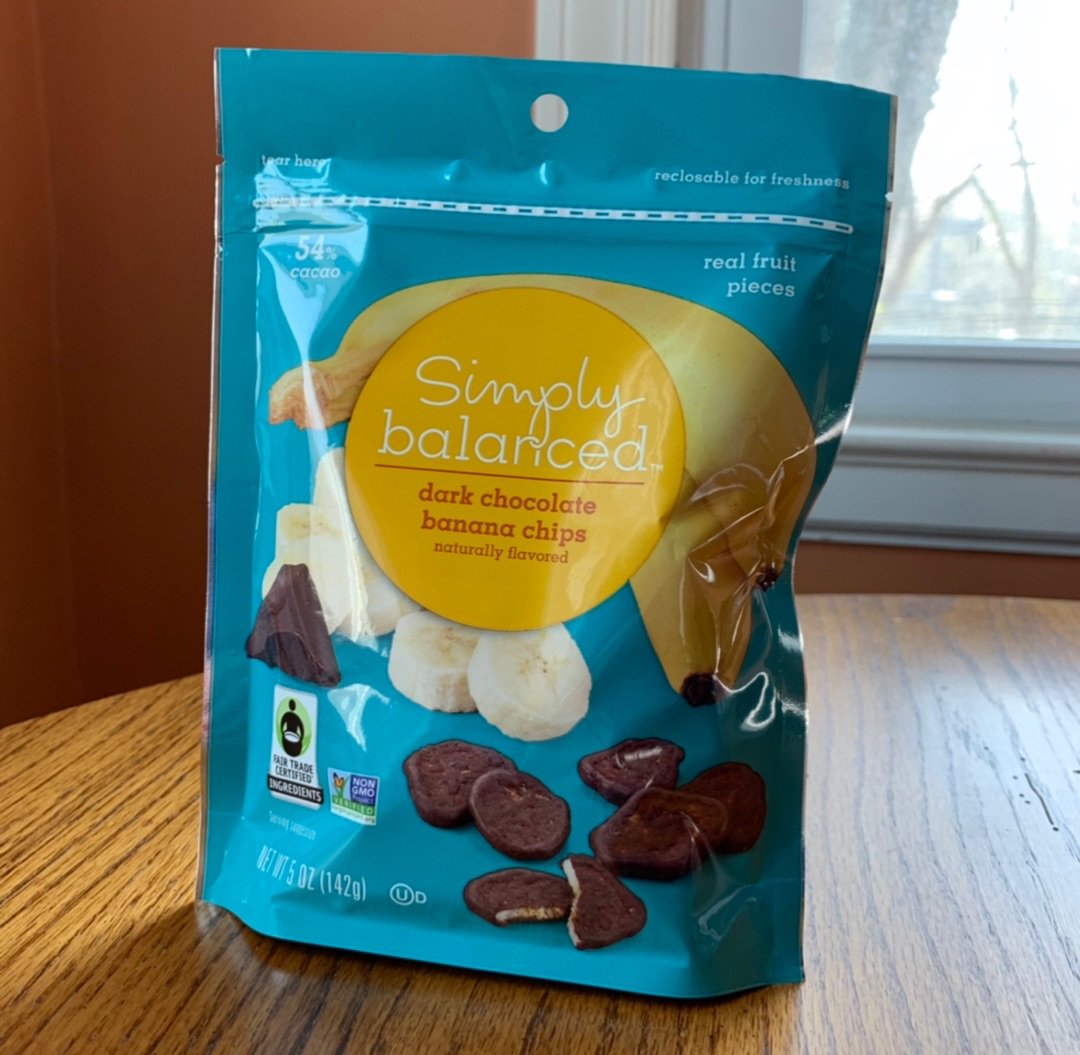 Dark Chocolate Banana Chips from Simply Balanced - Vegan Product ...