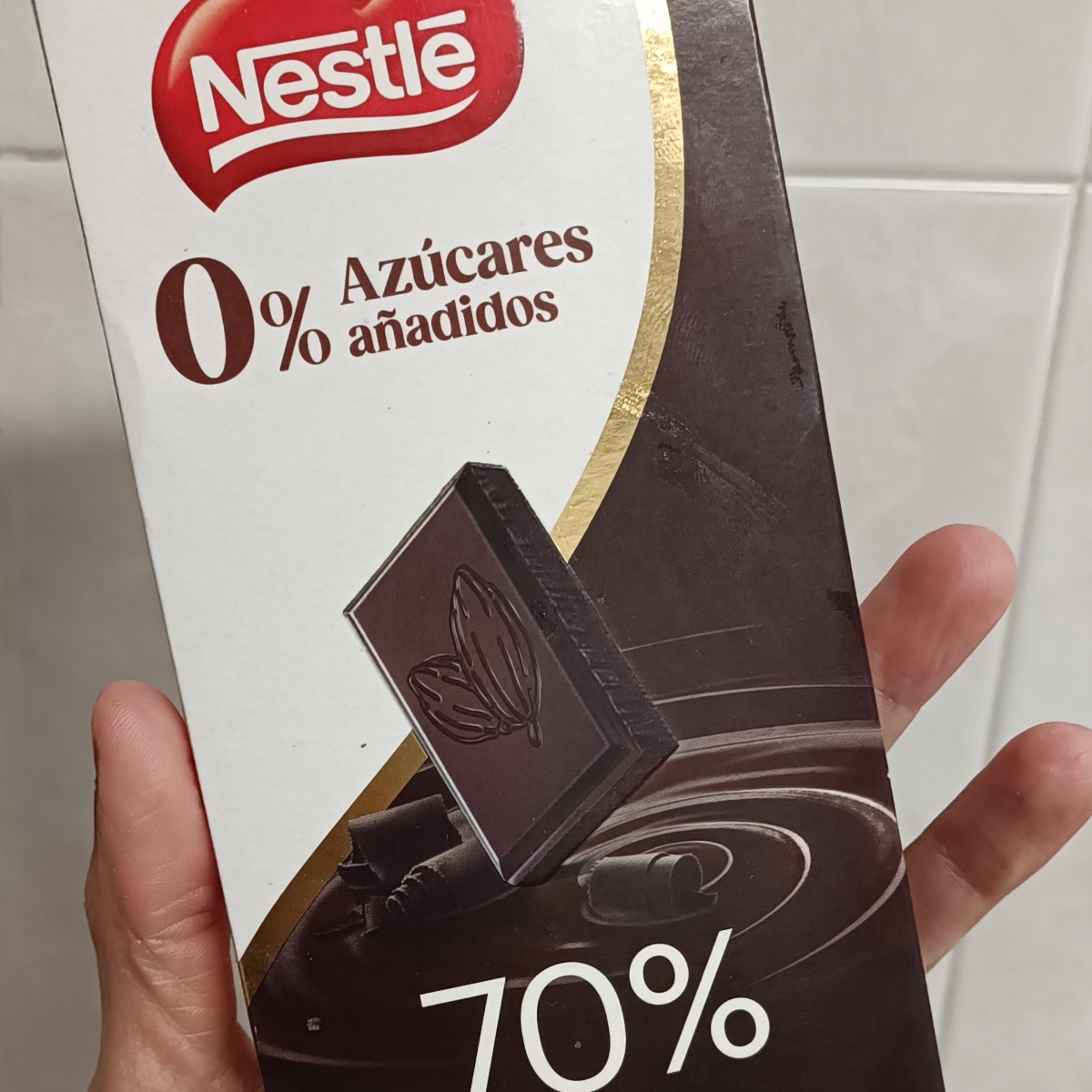 Chocolate Negro 70% sin azúcares añadidos from Nestlé - Vegan Product ...
