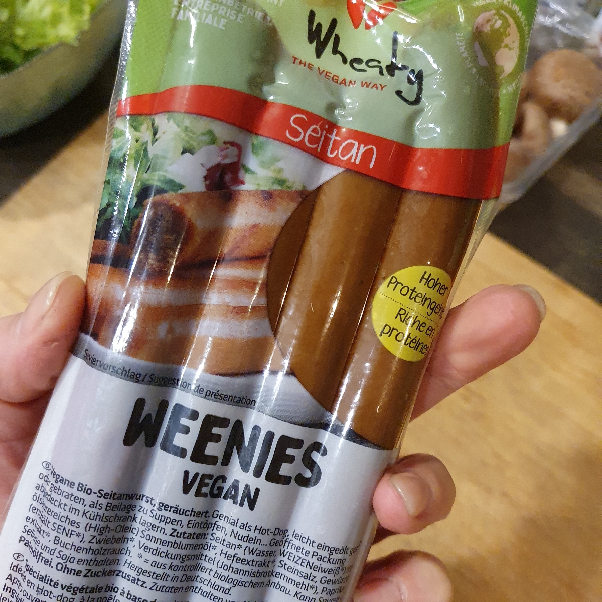 Seitan Wiener from Wheaty - Vegan Product Reviews & Ratings | abillion
