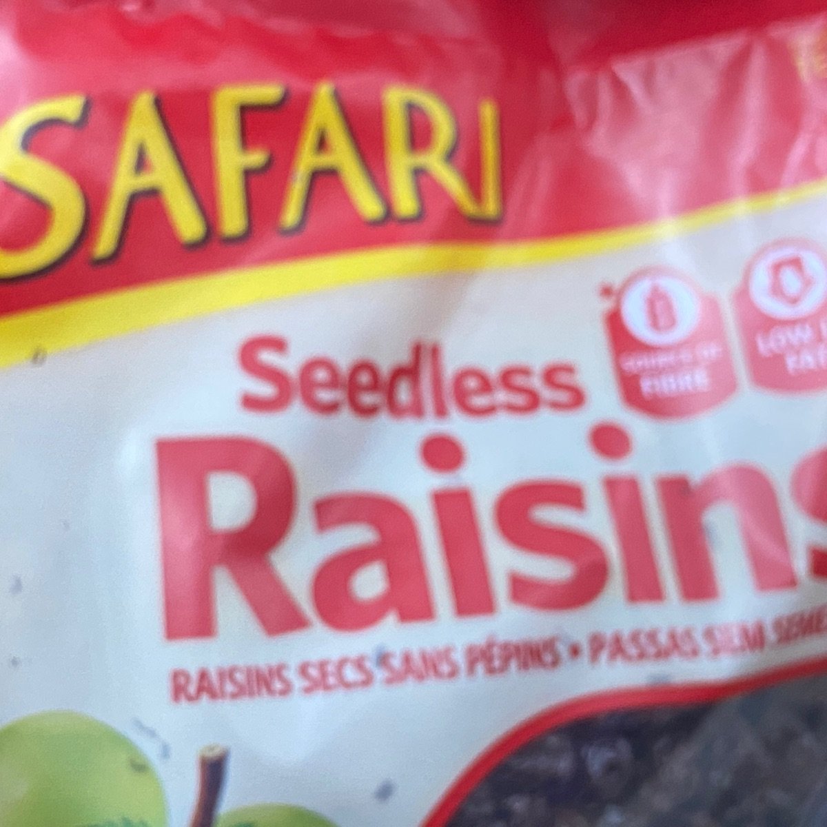 Seedless Raisins from Safari - Vegan Product Reviews & Ratings | abillion
