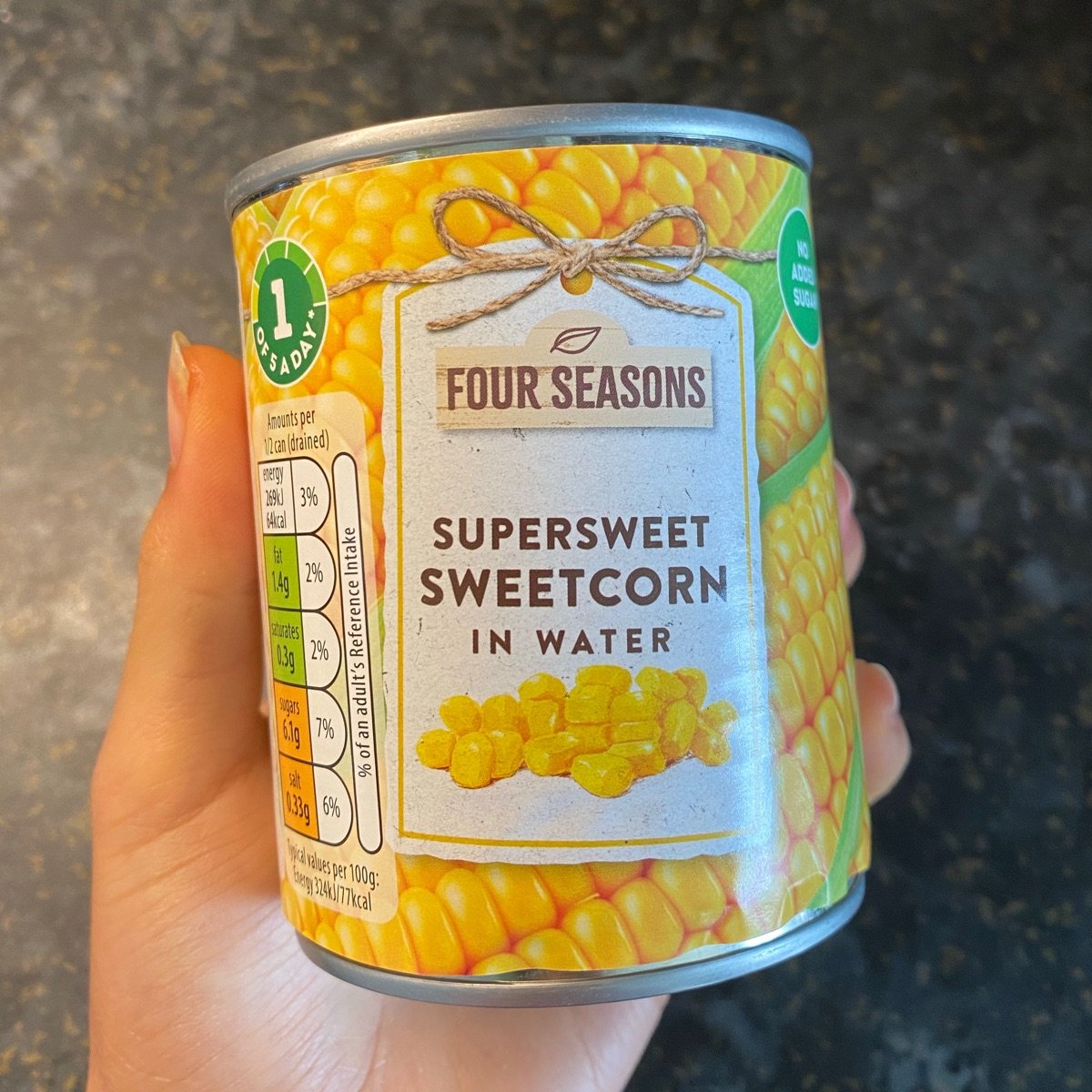 Sweetcorn from Four Seasons - Vegan Product Reviews & Ratings | abillion
