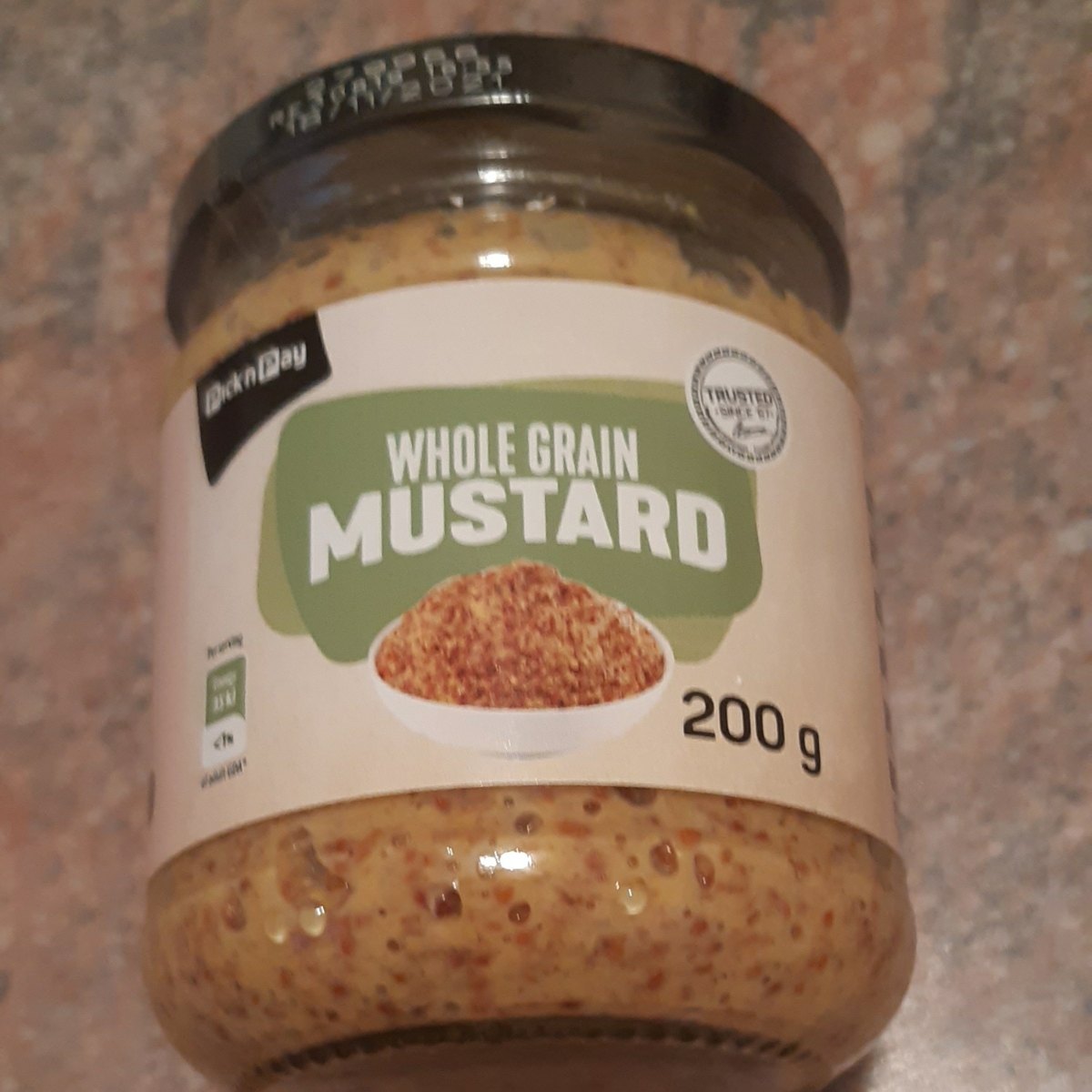 Whole grain mustard from Pick n Pay - Vegan Product Reviews & Ratings ...