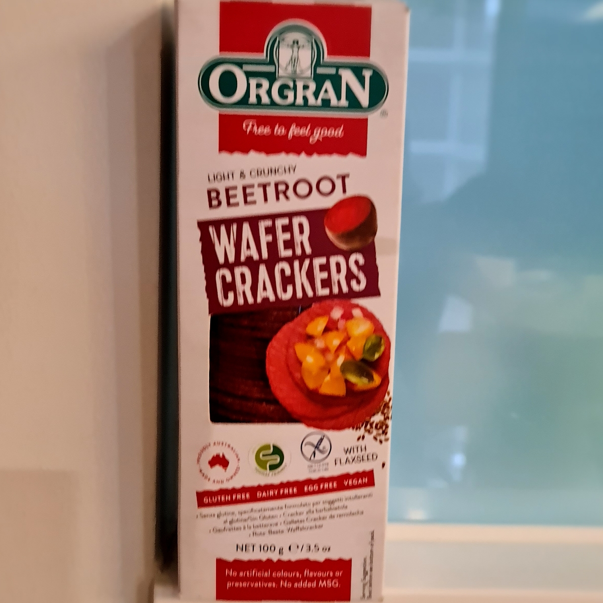 Beetroot Wafer Crackers from Orgran - Vegan Product Reviews & Ratings ...