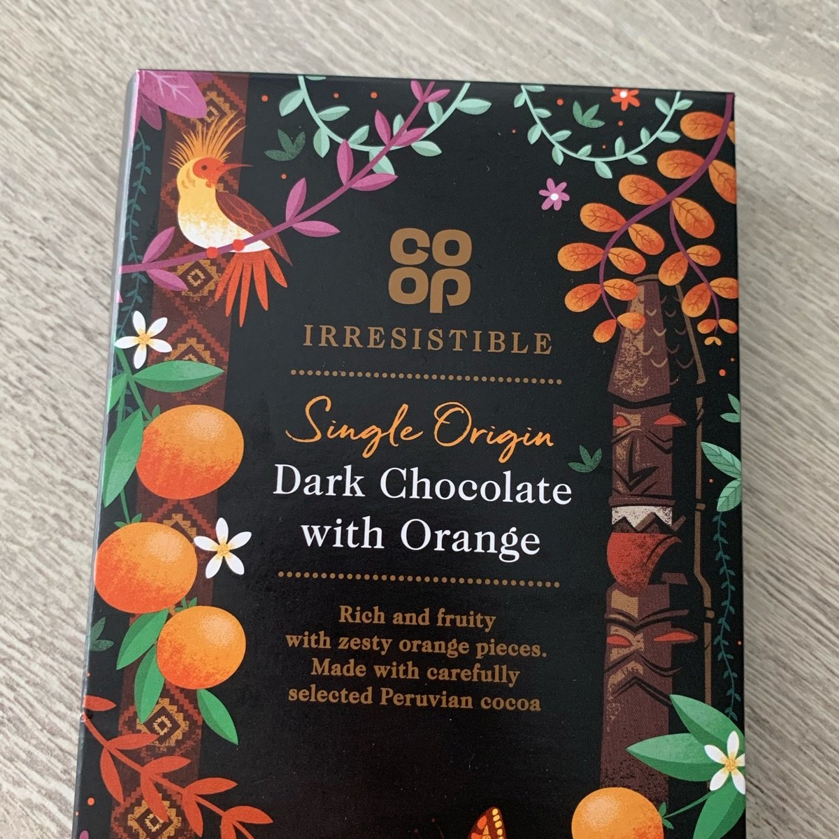 Dark Chocolate with Orange from Coop irresistible - Vegan Product ...