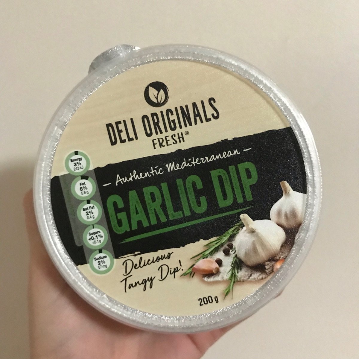 Garlic Dip from Deli originals - Vegan Product Reviews & Ratings | abillion