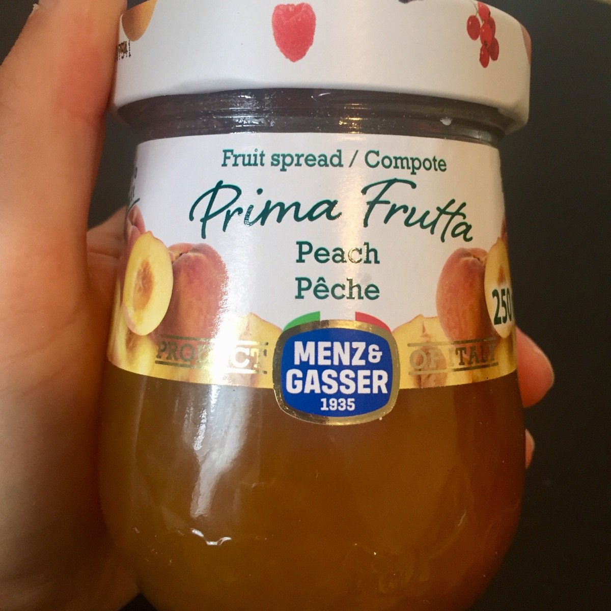 Prima frutta peach from Menz & Gasser - Vegan Product Reviews & Ratings ...