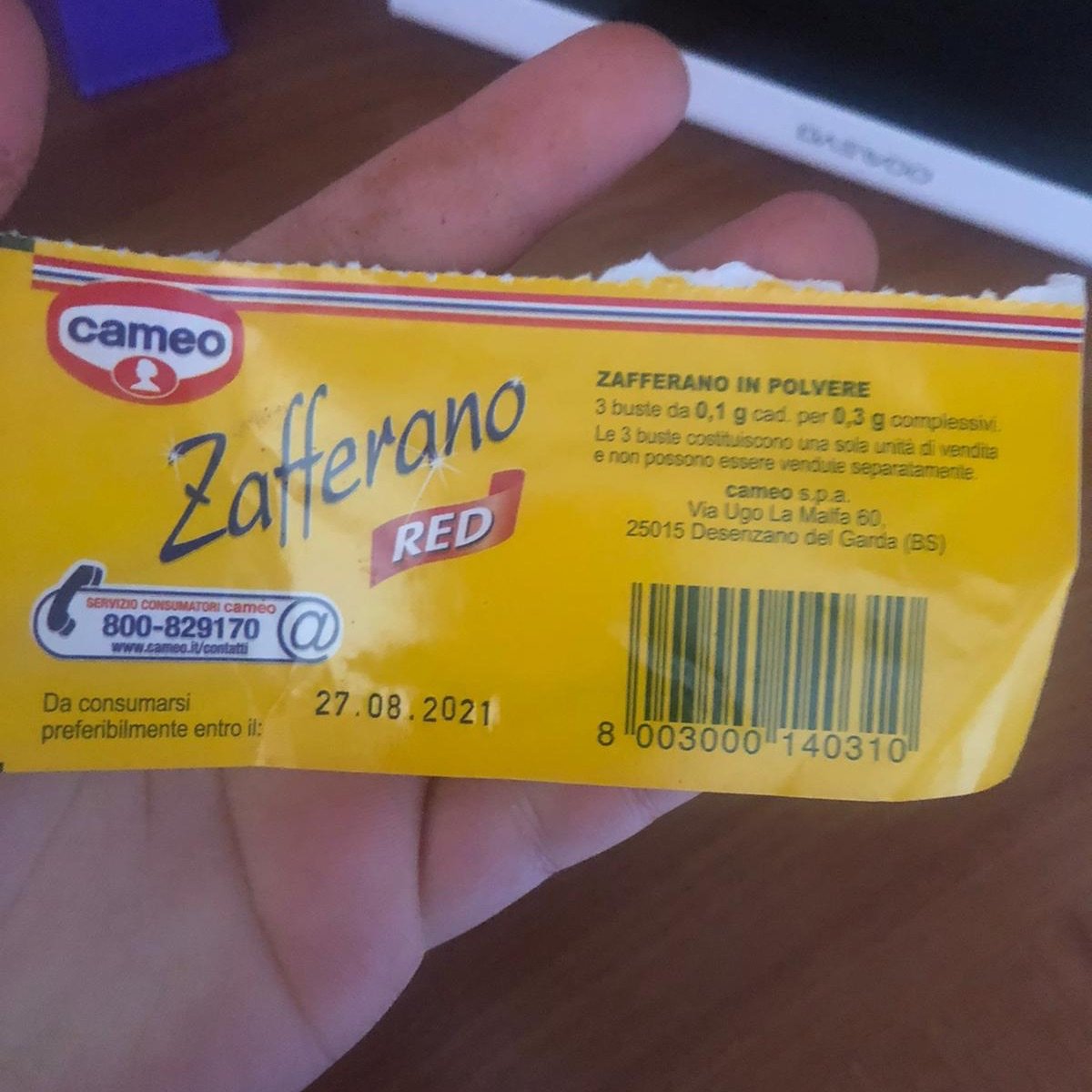 Zafferano red from Cameo - Vegan Product Reviews & Ratings | abillion