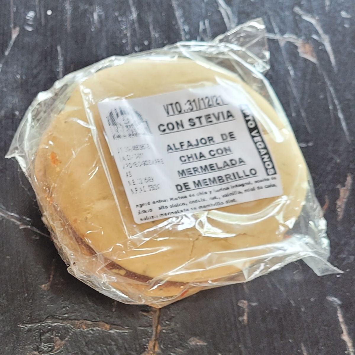 Alfajor De Chía Con Mermelada De Membrillo from Aldomar - Vegan Product ...