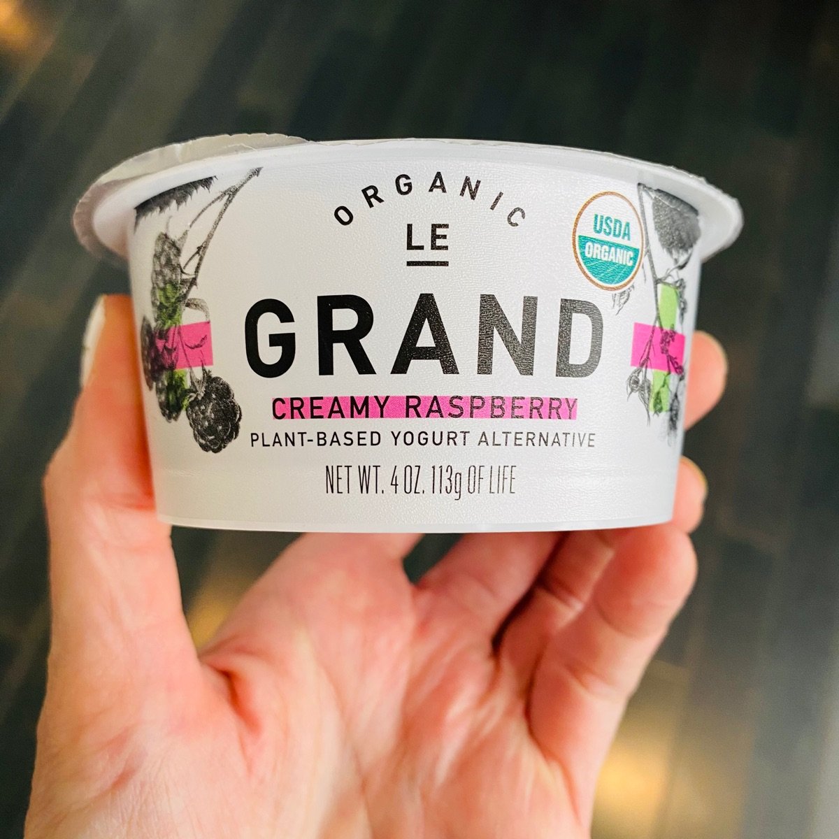 Creamy Raspberry Plant-Based Yogurt Alternative from Le Grand - Vegan ...