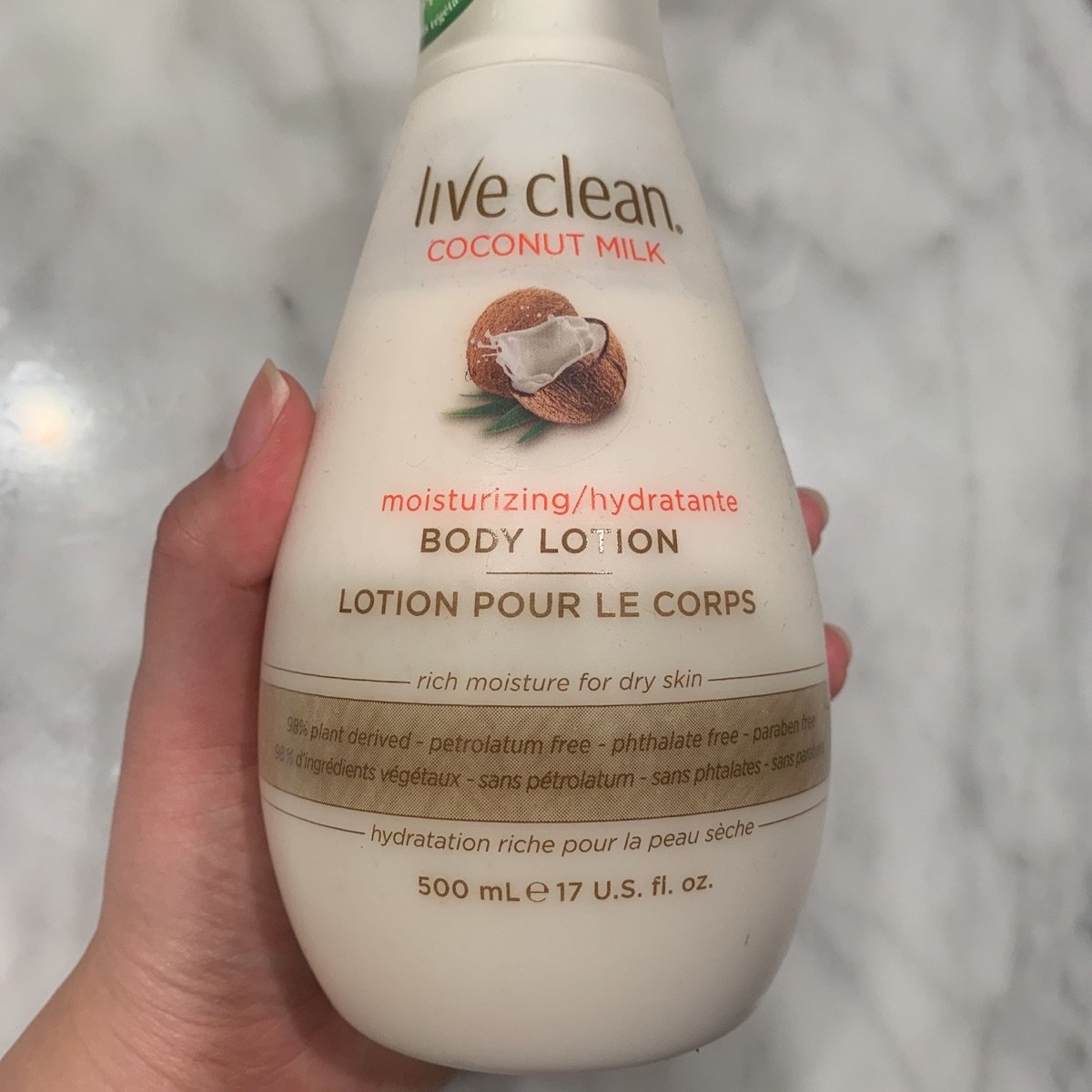 Coconut Body Lotion from Live Clean - Vegan Product Reviews & Ratings ...