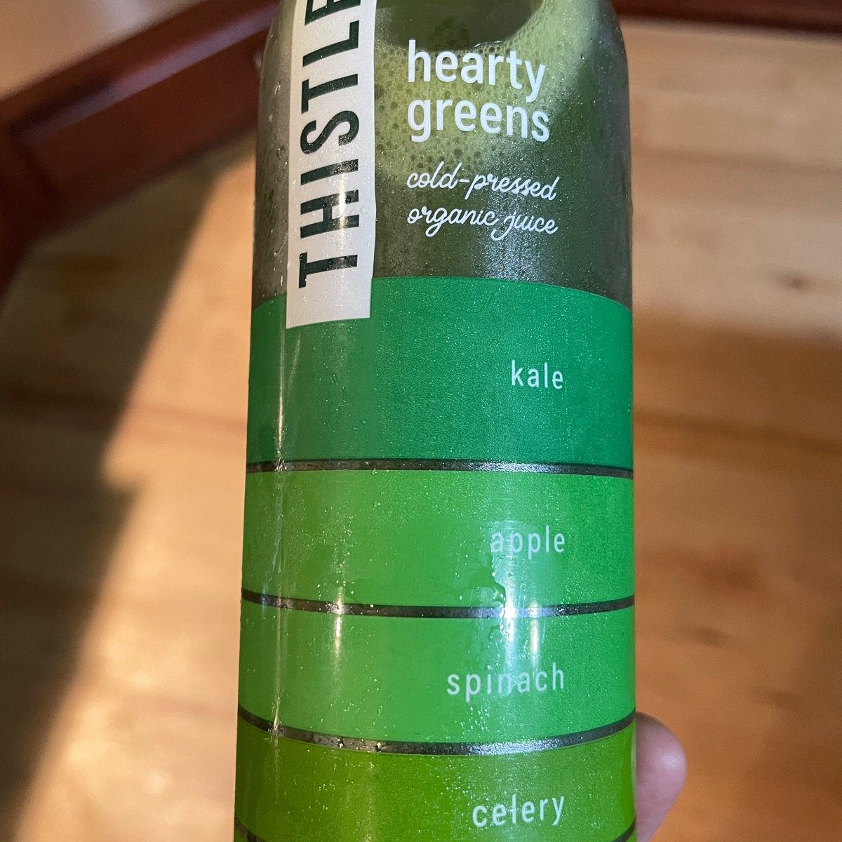 Hearty greens cold-pressed organic juice from Thistle - Vegan Product Reviews & Ratings | abillion