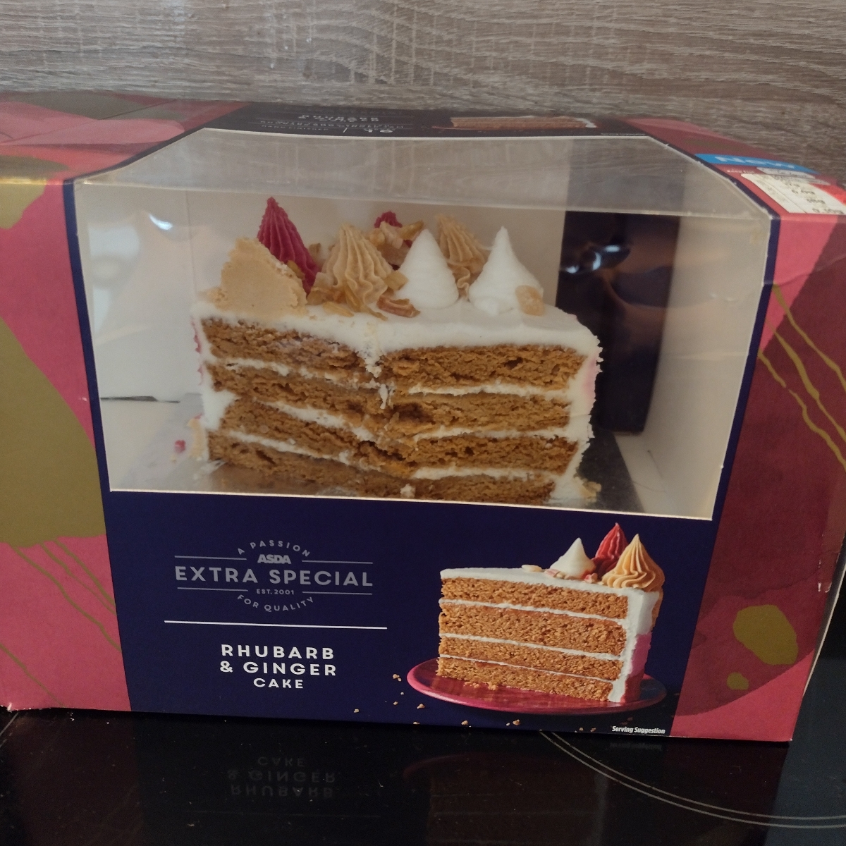 Extra special rhubarb and ginger cake from ASDA - Vegan Product Reviews ...