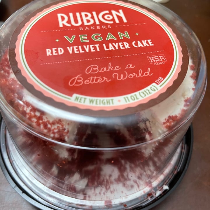 Rubicon Bakers Rubicon Vegan Red Velvet cake Review | abillion