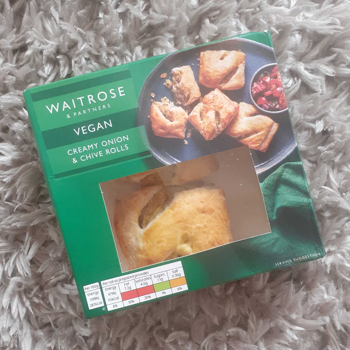 Creamy Onion and Chive rolls from Waitrose - Vegan Product Reviews ...