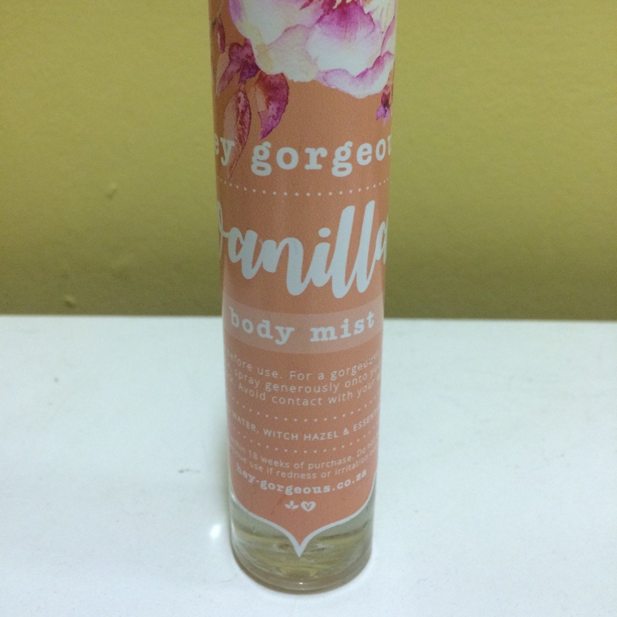 Vanilla Body Mist from Hey Gorgeous - Vegan Product Reviews & Ratings ...