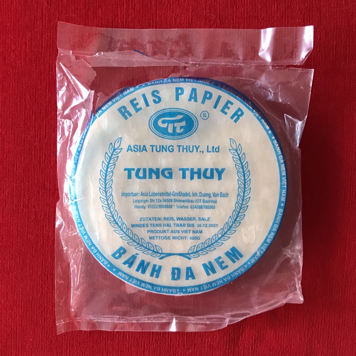 Rice Paper from Asia Tung Thuy., Ltd - Vegan Product Reviews & Ratings ...