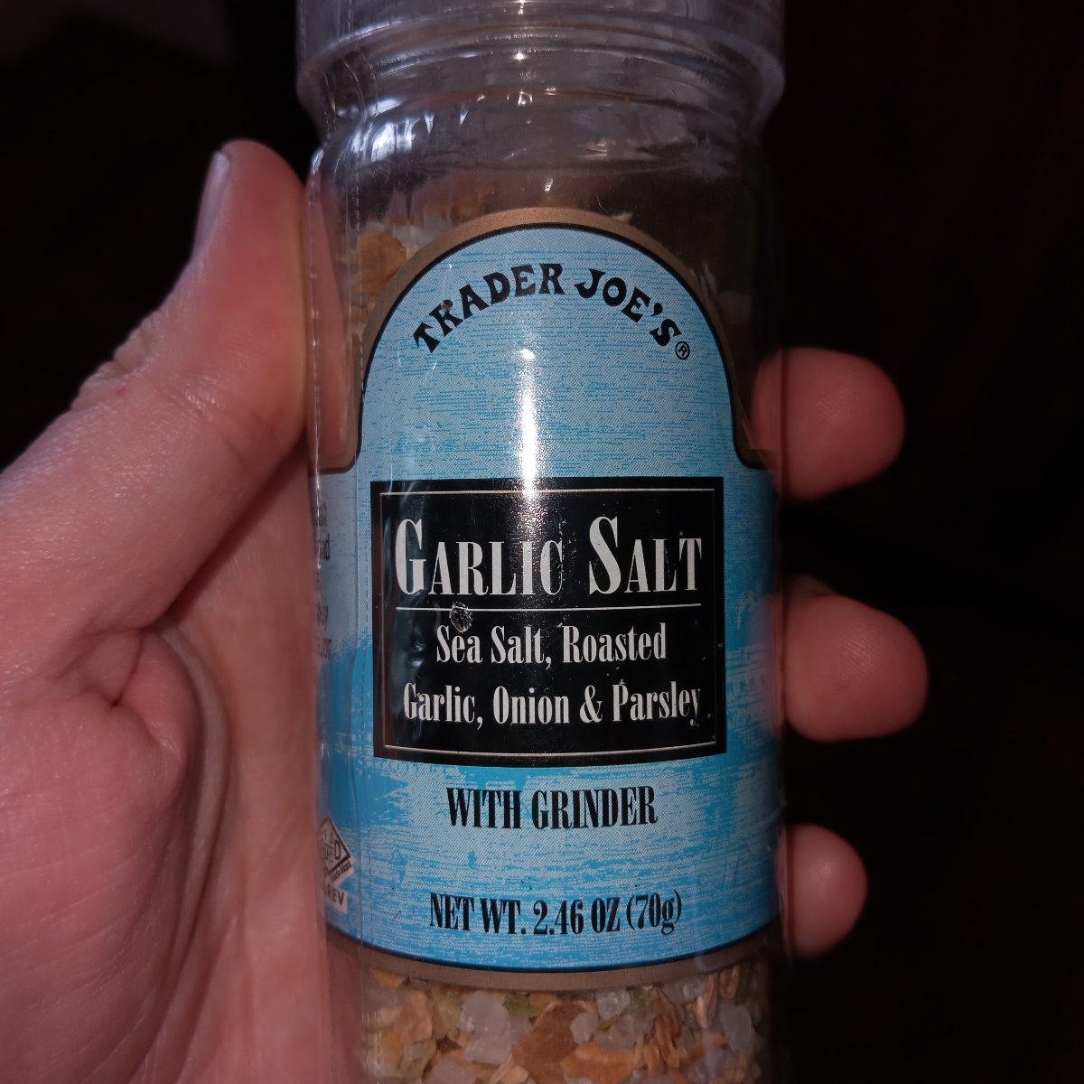 Garlic Salt with Grinder from Trader Joe's - Vegan Product Reviews ...