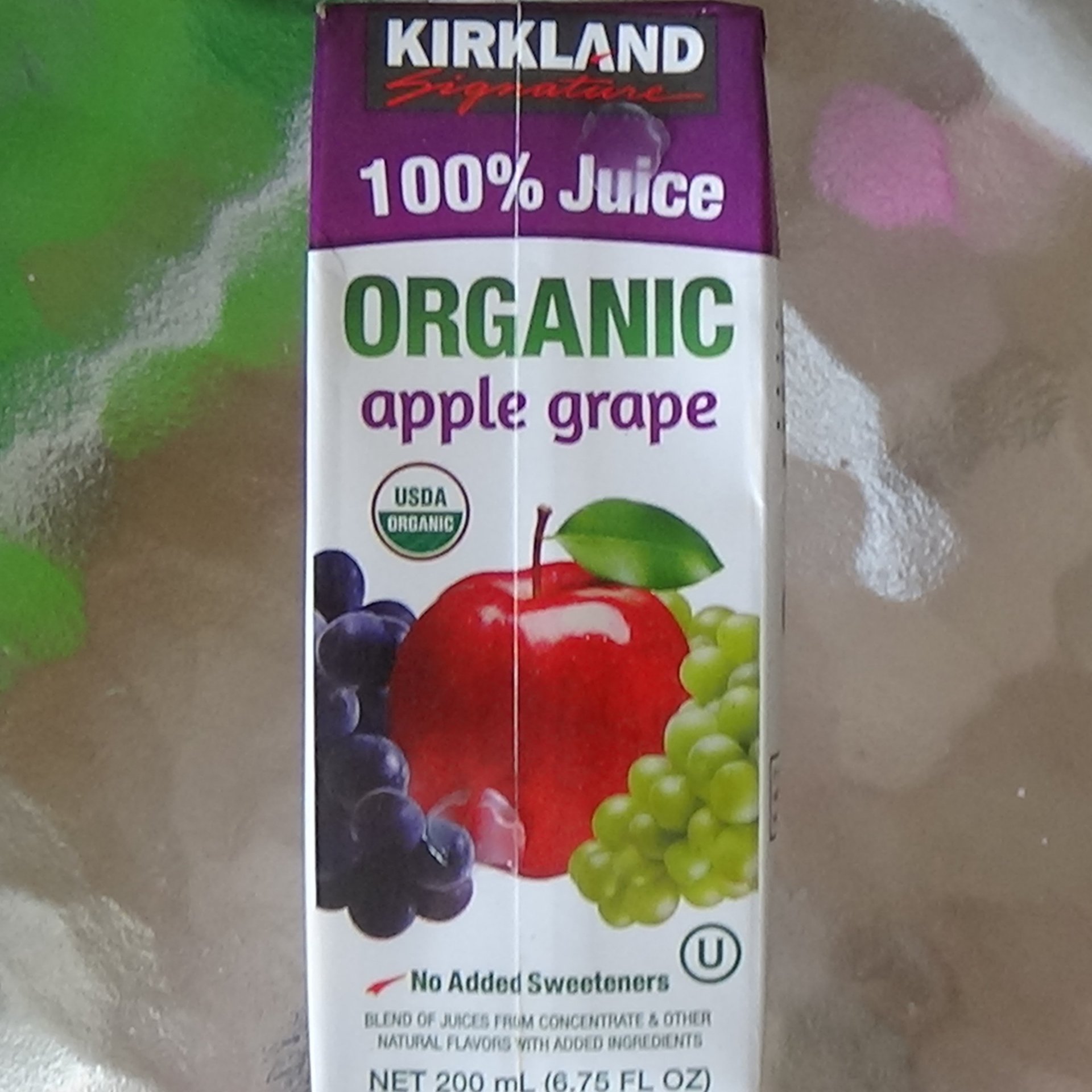Organic Apple Grape Juice from Kirkland Signature - Vegan Product ...