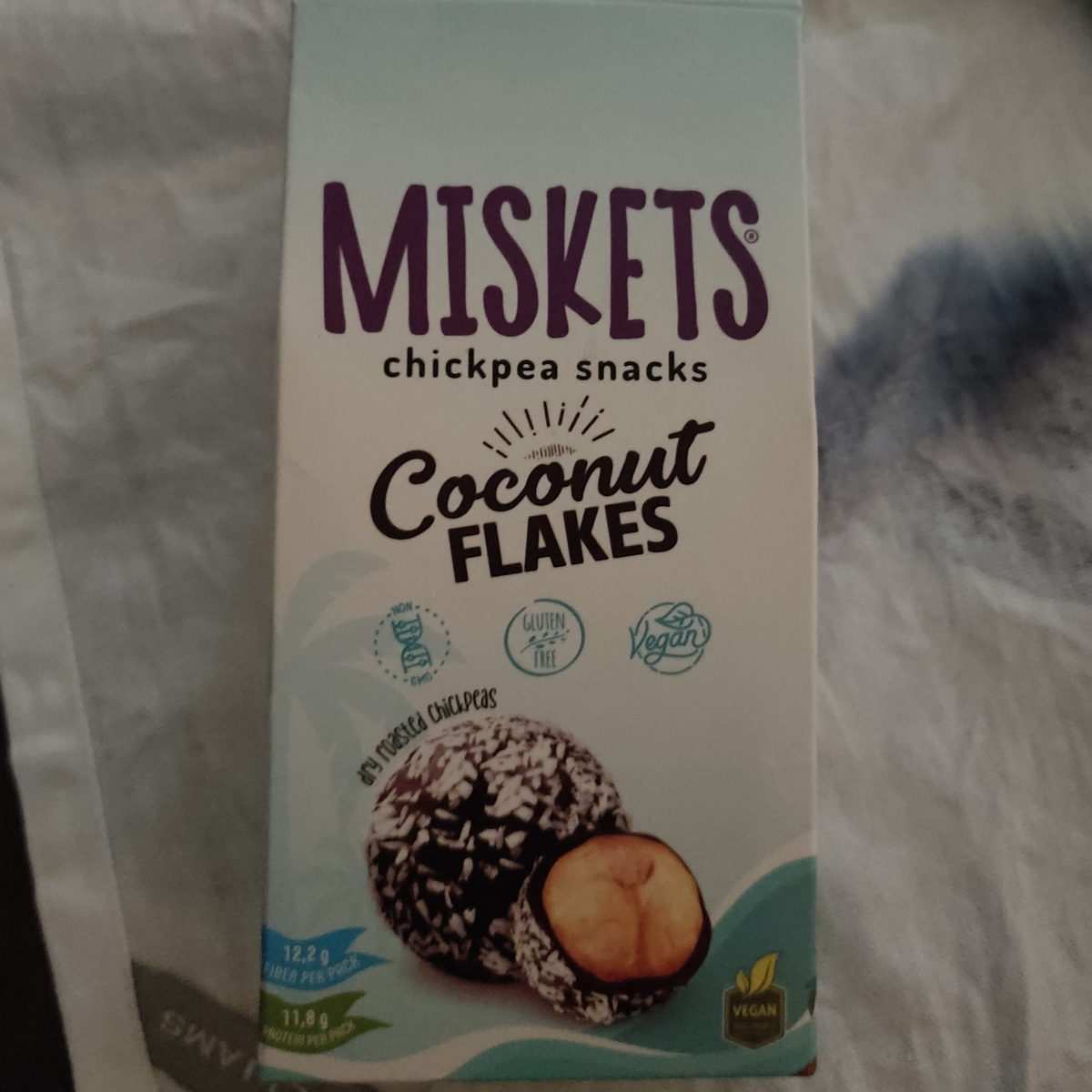 Miskets Dark Chocolate Coconut Chickpea Snack Reviews | abillion