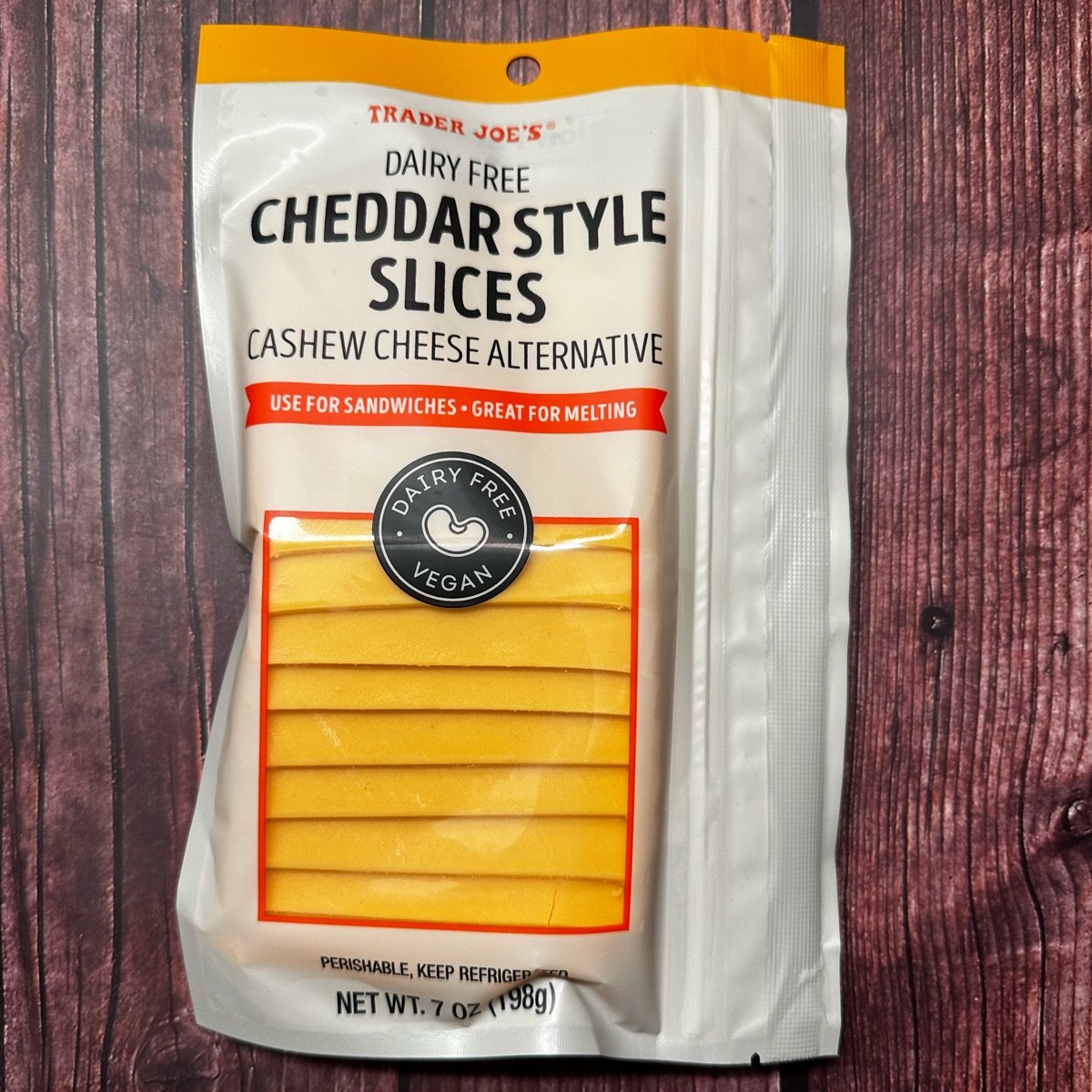 Trader Joe's Dairy Free Cheddar Style Slices Reviews | abillion