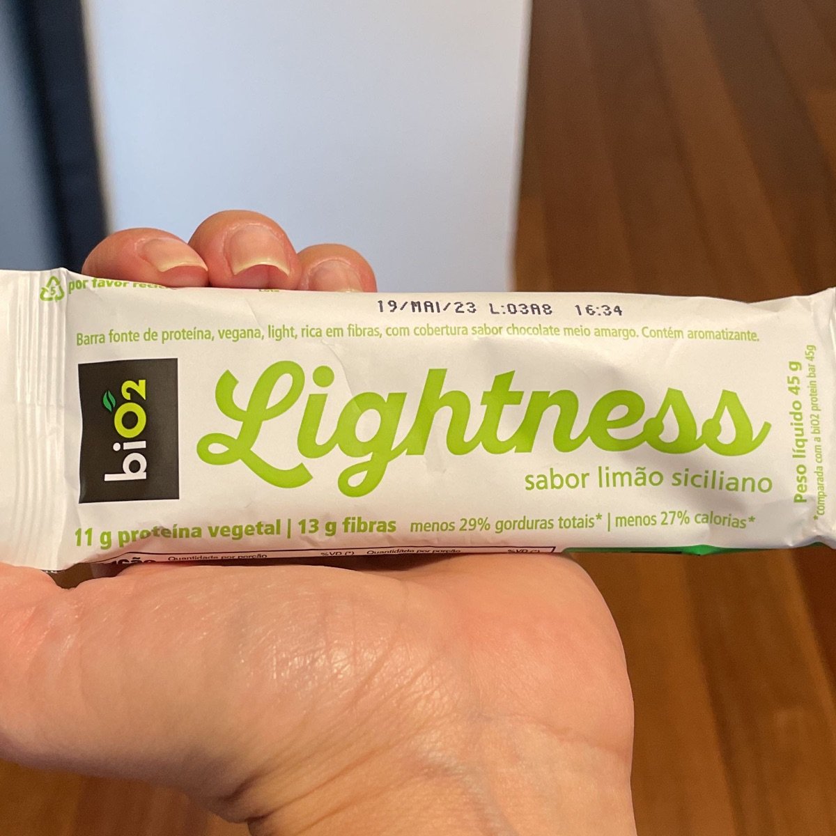 Barra de Proteína Lightness from biO2 - Vegan Product Reviews & Ratings ...