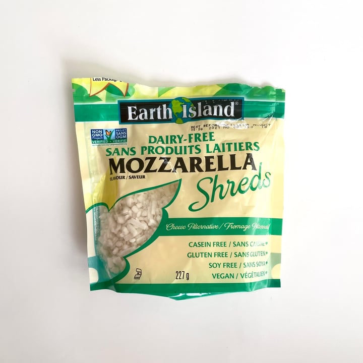 Earth Island Dairy-Free Mozzarella Shreds Review | abillion